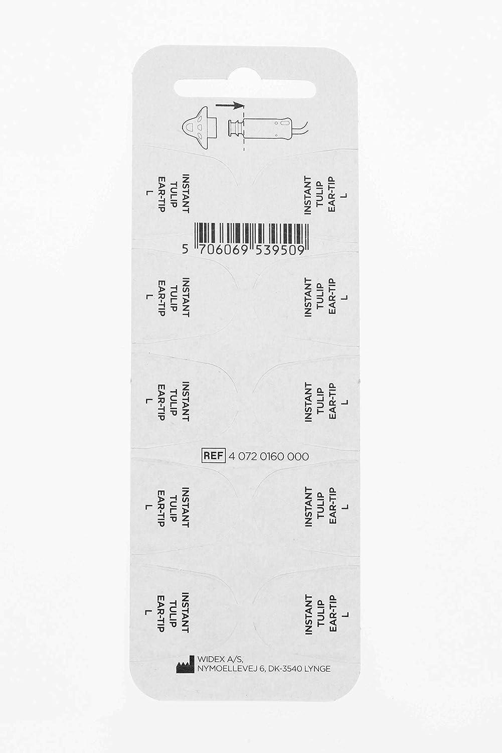 Widex Easywear Instant Tulip Ear Tip (L) Large - Comfortable & Easy-to ...