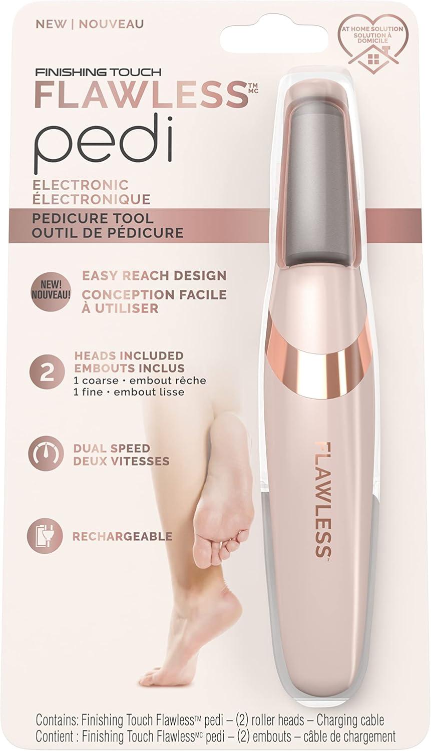 Finishing Touch Flawless Pedi Electronic Pedicure Tool + Flawless Salon ...