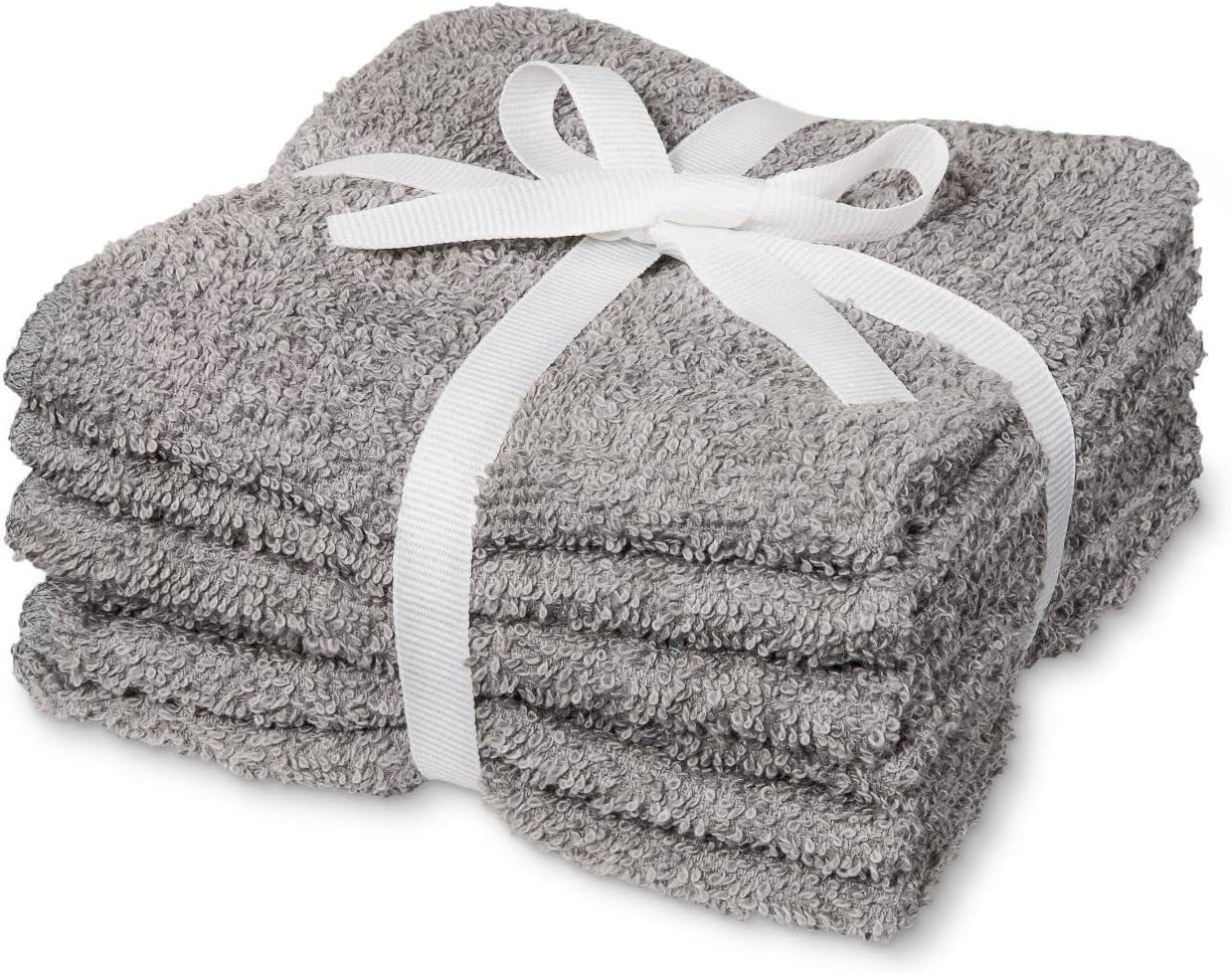 Room Essentials Standard Grey Washcloths 12x12 - 12 Count (2 Pack ...