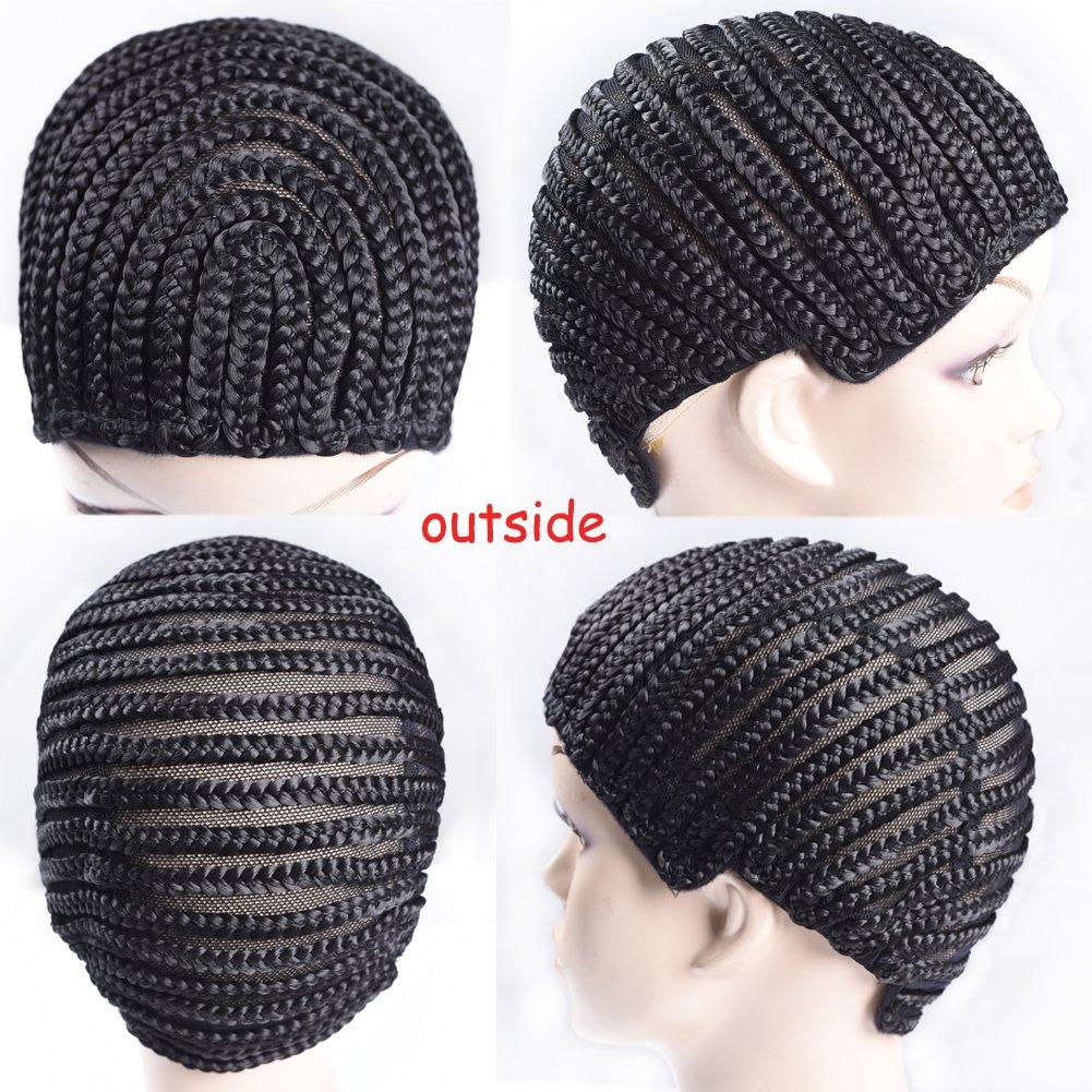 Refined Braided Wig Caps - Crochet Cornrows Cap for Easy Wig Making ...