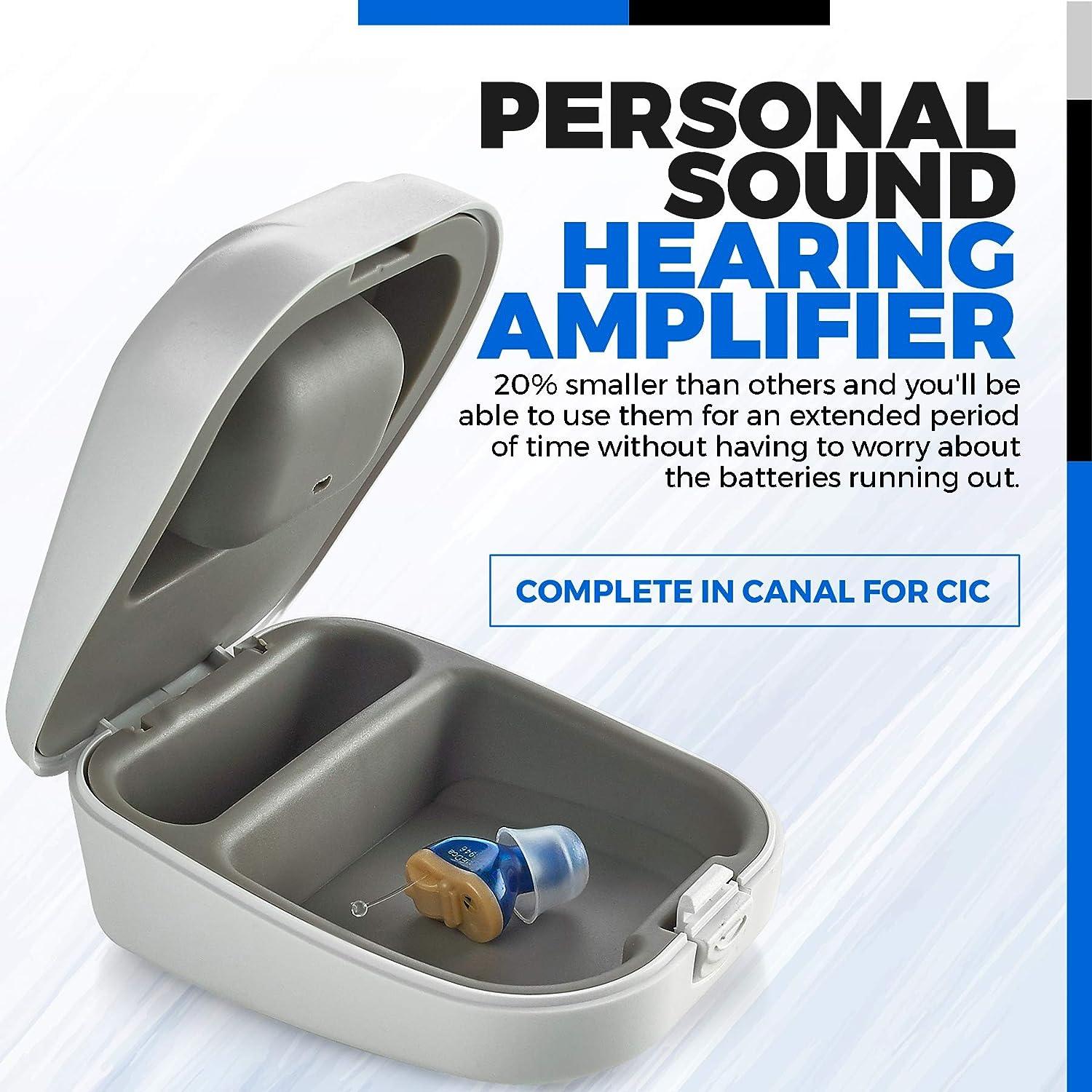 Premium Digital Hearing Amplifier - Invisible in Canal (CIC) In-Ear ...