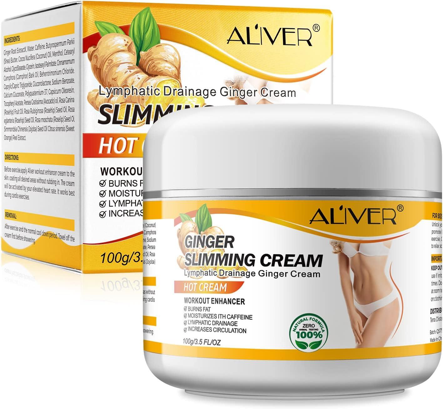 Ginger Slimming Cream - Natural Body Firming Formula for Weight Loss ...