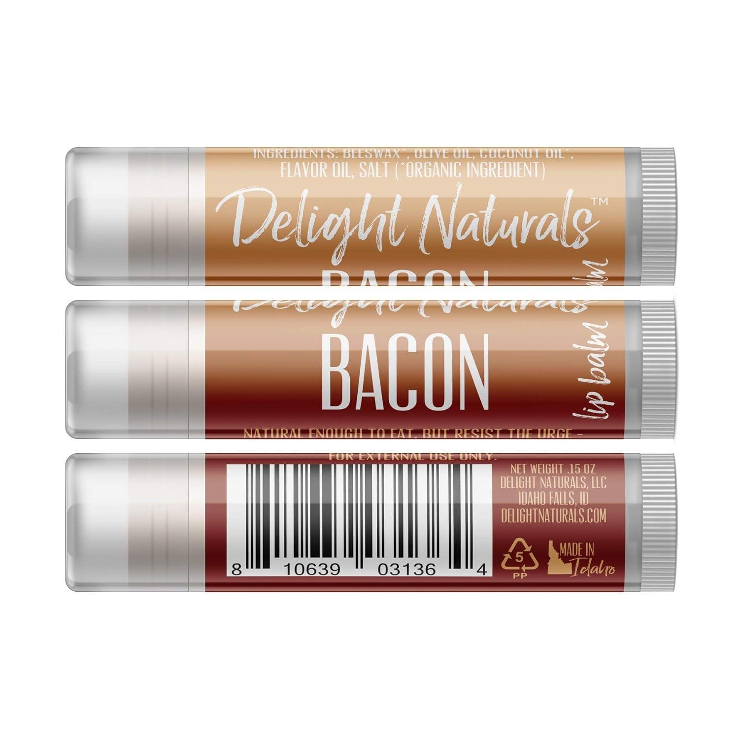 Delight Naturals Weird Flavor Fun Lip Balm Set - Dill Pickle Pizza and ...