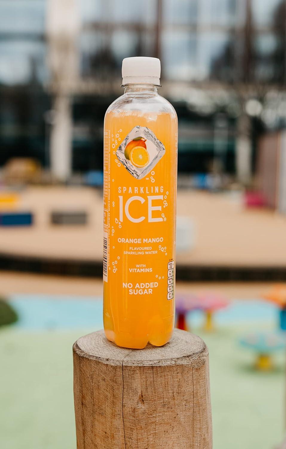 Sparkling Ice Orange Mango Flavored Sparkling Water - 12 Calories - No Added Sugar - Contains ...