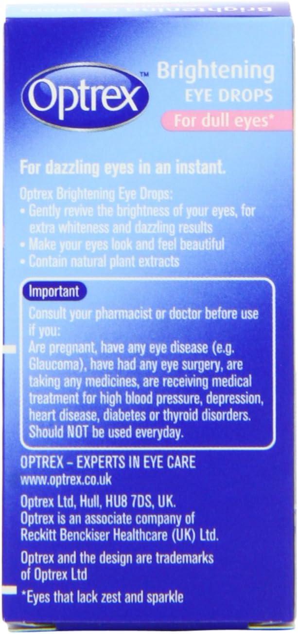 Optrex Brightening Eye Drops 10ml - Instantly Refresh and Revitalize ...