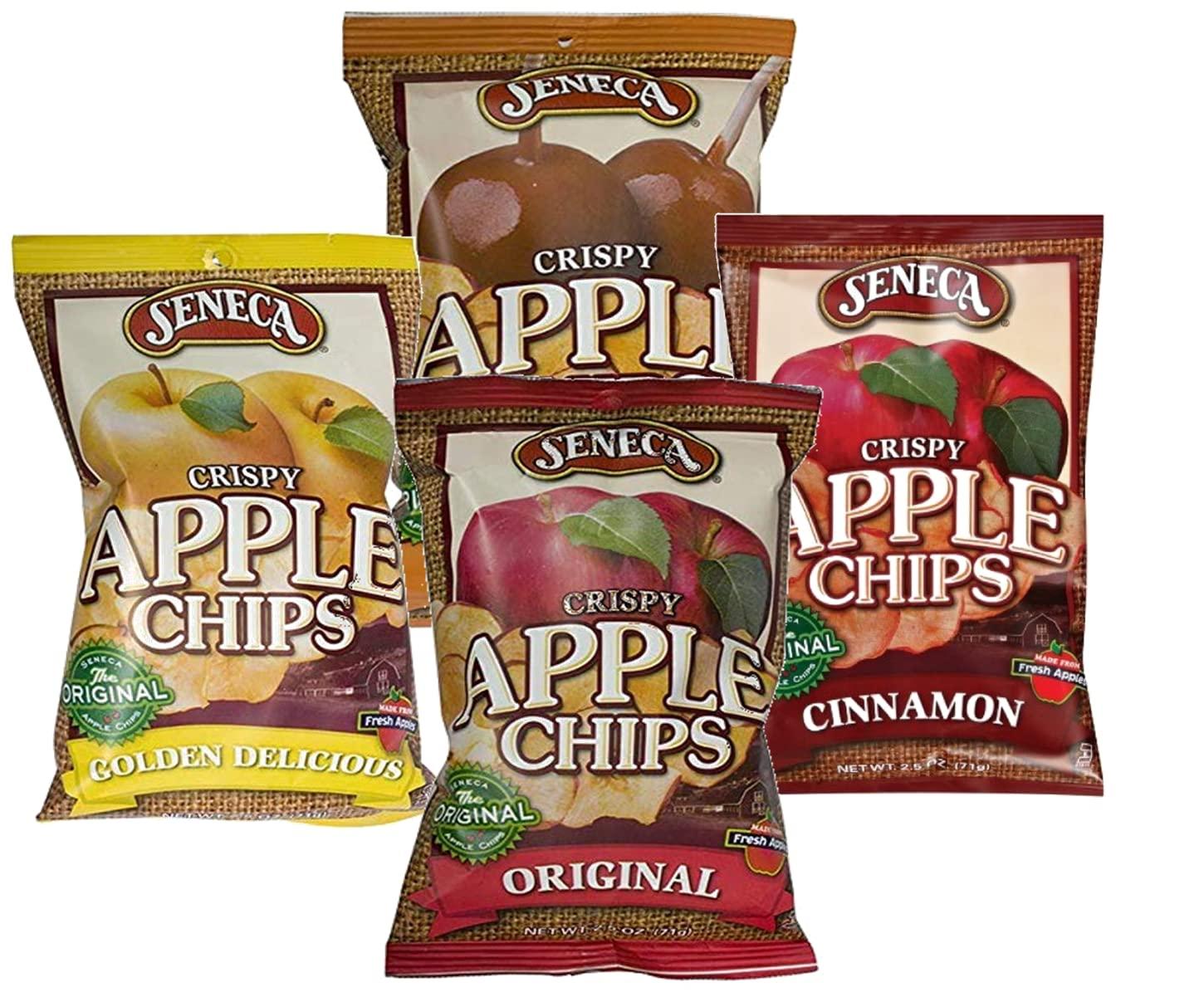 Seneca Foods Crispy Apple Chips Variety Pack - 4-Pack, 2.5-Ounce ...