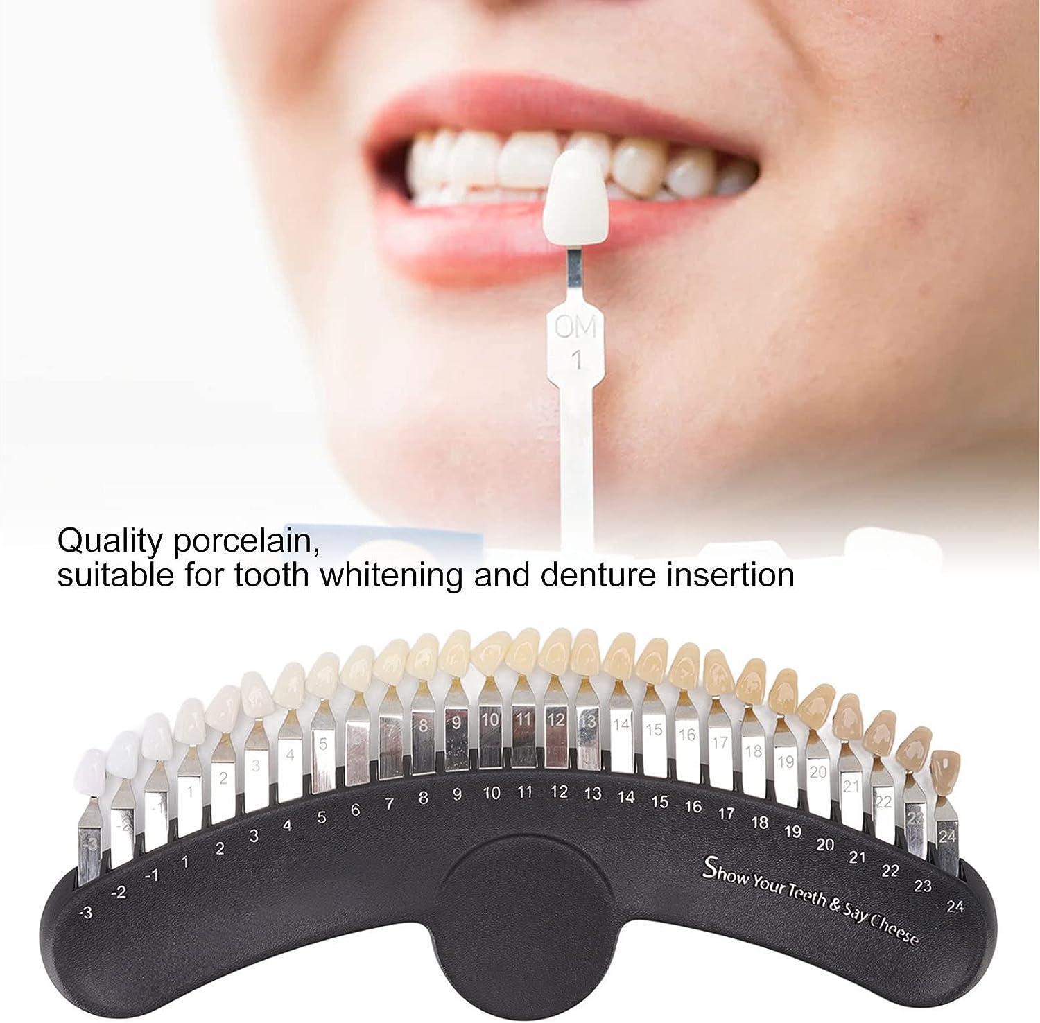 Professional 27 Colors Teeth Whitening Shade Guide Box for Precise ...
