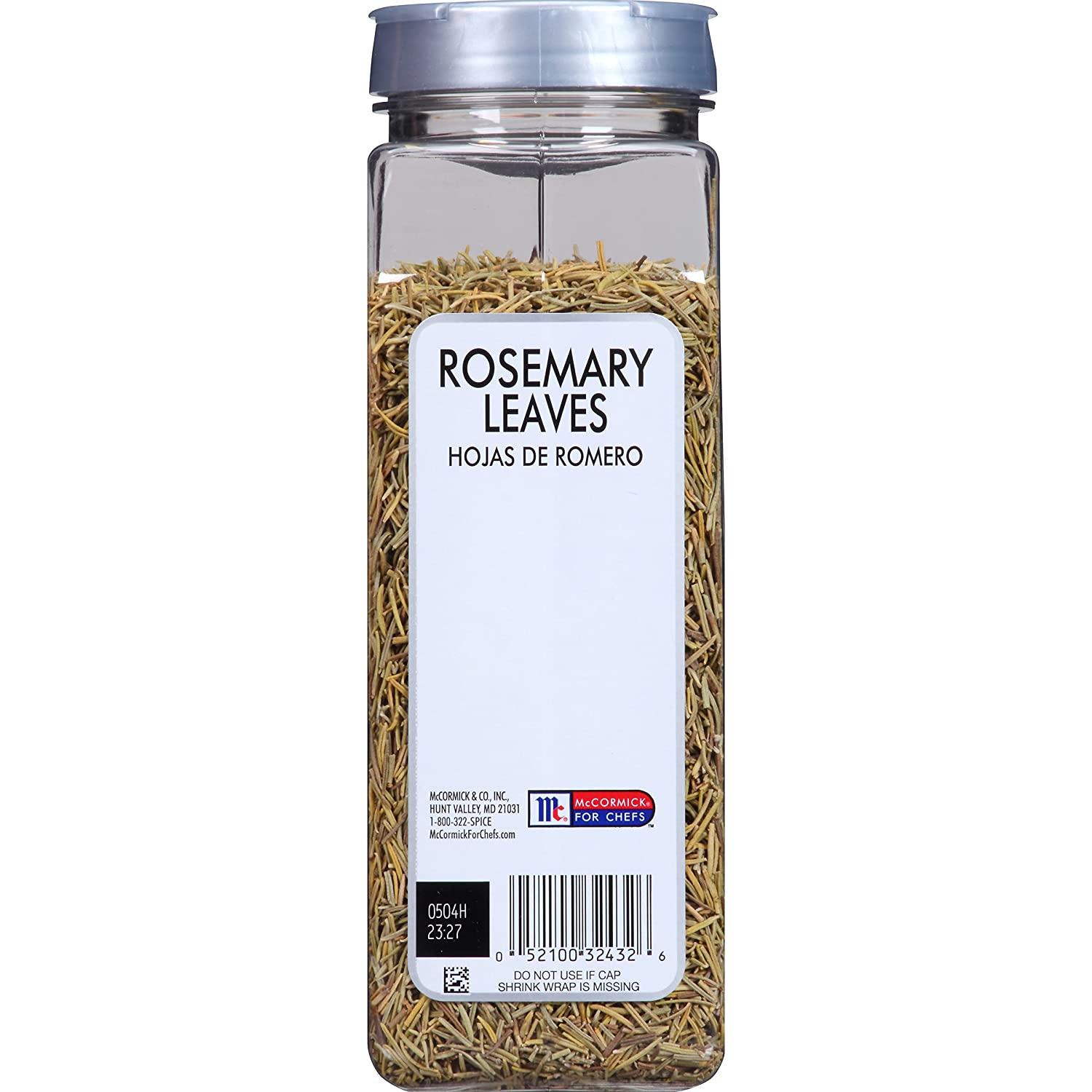 McCormick Culinary Dried Rosemary Leaves 6 oz - Premium Seasoning Herb ...