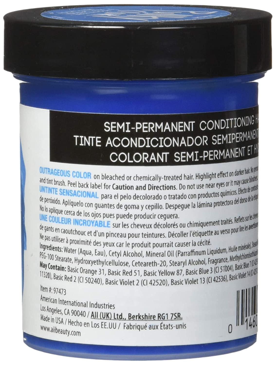 Punky Colour Lagoon Blue Semi-Permanent Hair Dye - 3.5 fl oz | Vibrant ...