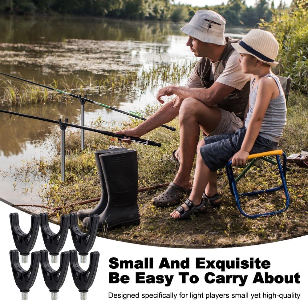 BNGXR Fishing Rod Pads - 6 U-Shape Butt Grip Supports for All Rod ...
