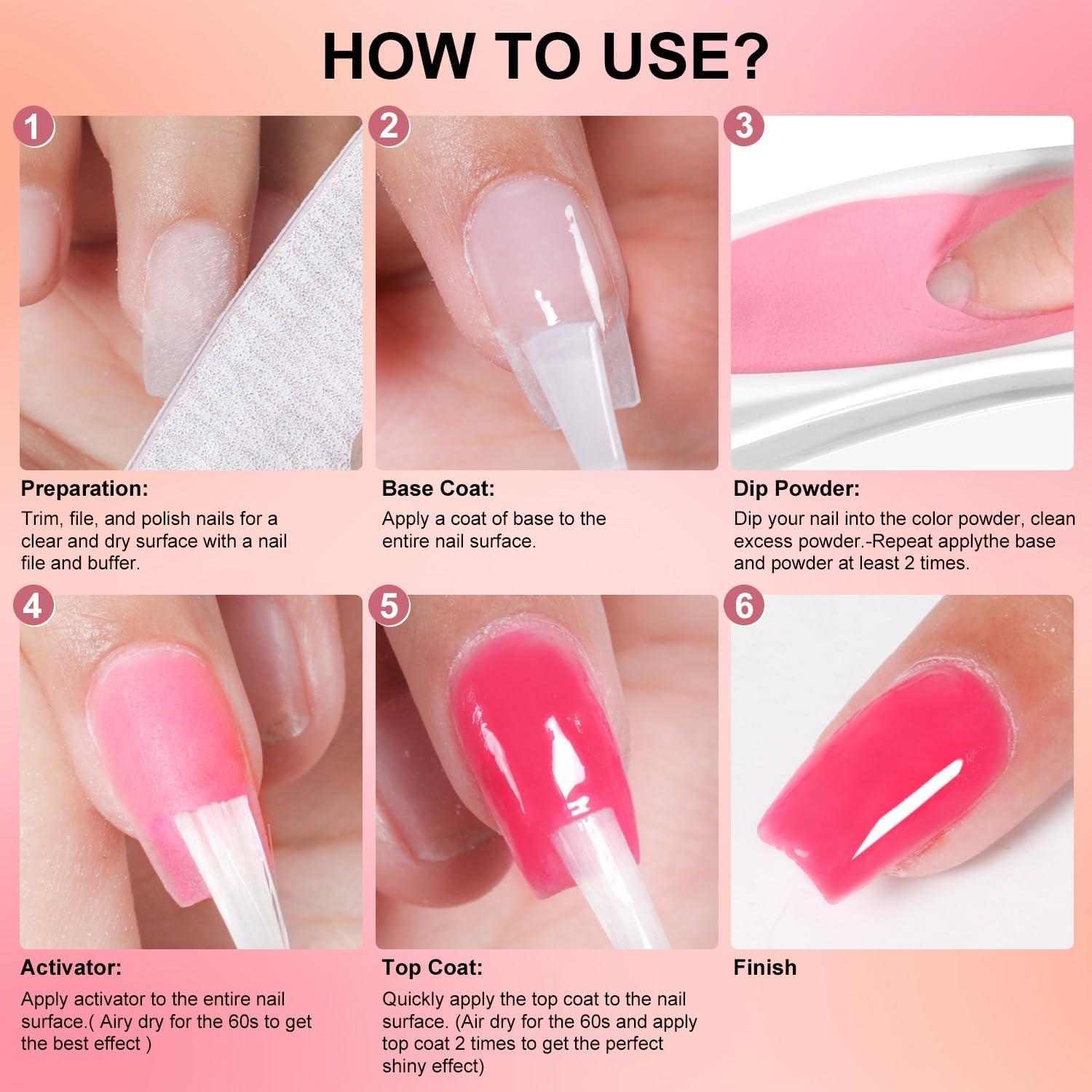 manicure set instructions
