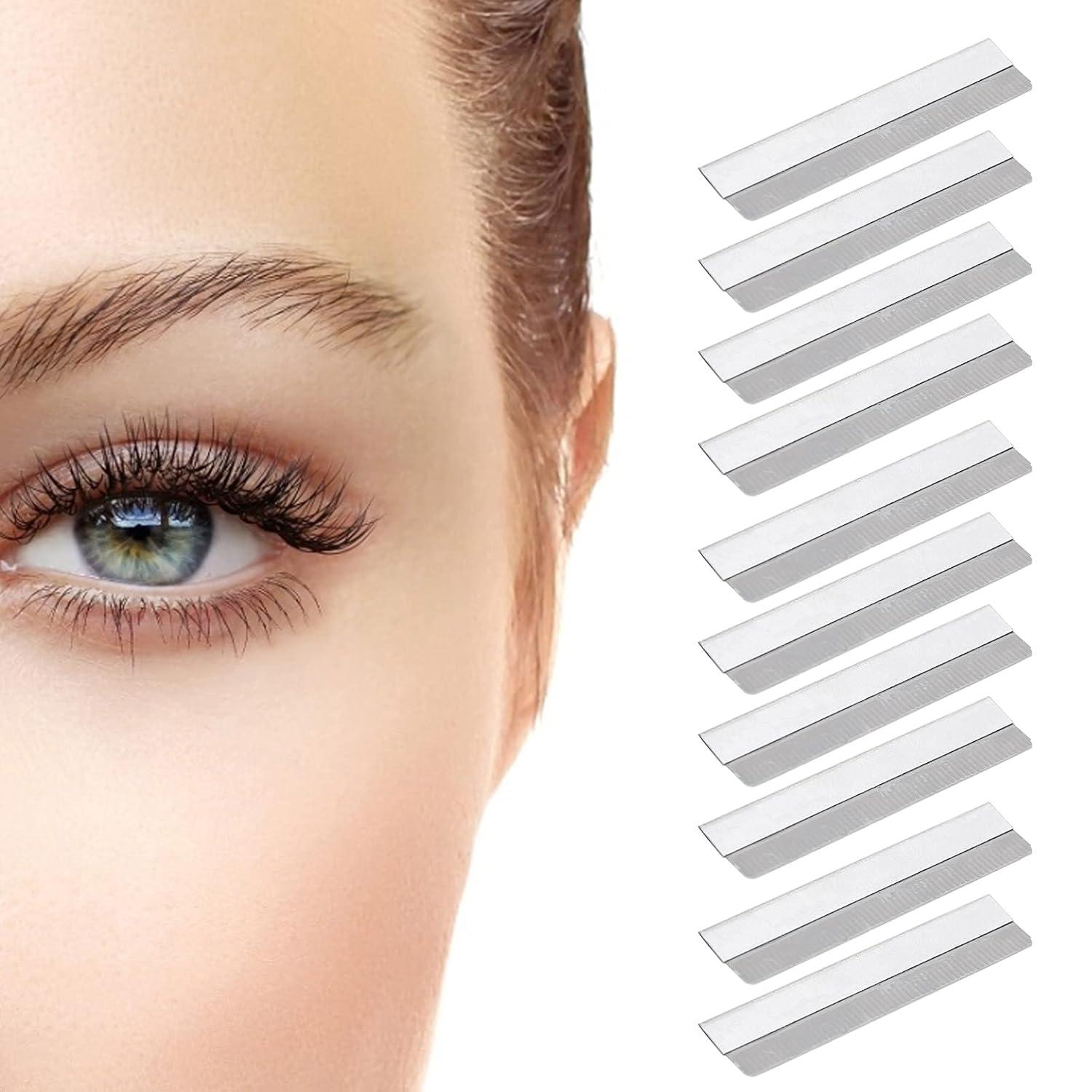 Premium Eyebrow Razor Blades - Safe Trimming for Eyebrows & Armpit Hair ...