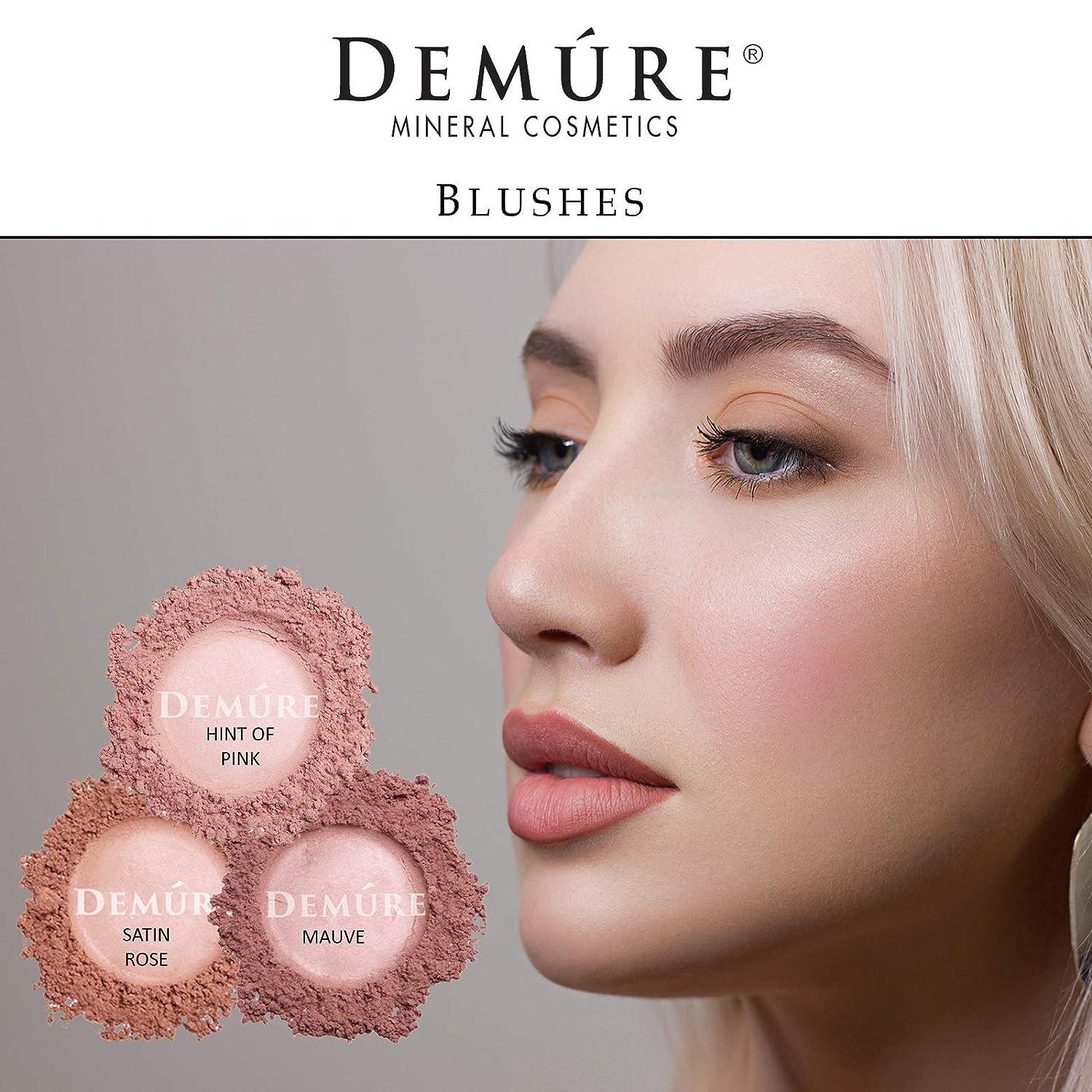 Demure Mineral Blush (Hint of Pink) - Loose Powder for Natural ...