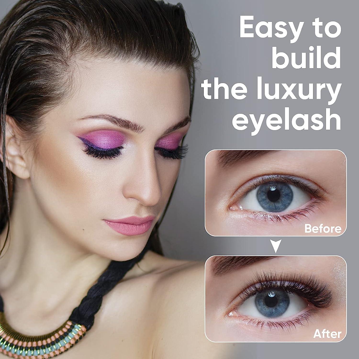 3 Pairs Reusable Self-Adhesive Eyelashes - Waterproof & Natural Look ...