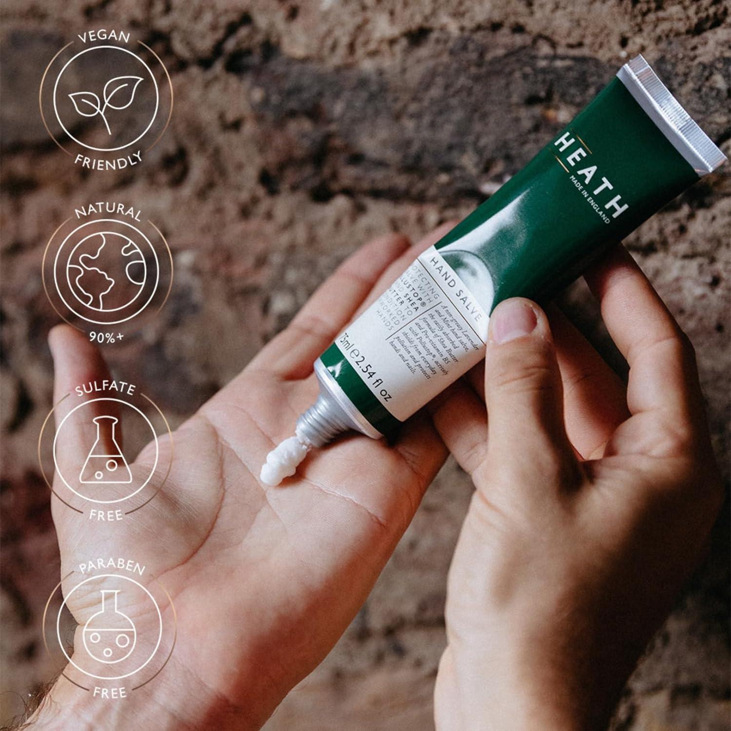 Heath Hand Salve for Men with Shea Butter and Pro-Vitamin B5 ...
