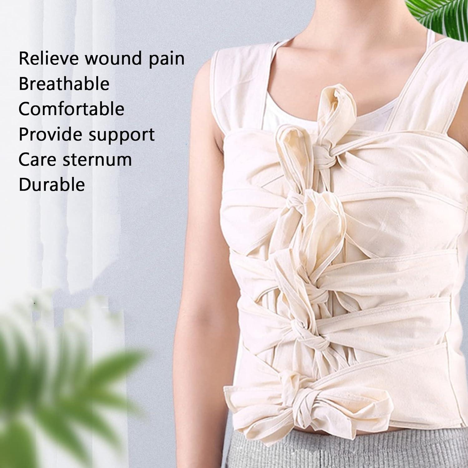 Skin-Friendly Sternum Thorax Support - Breathable, Size Large | Ideal ...