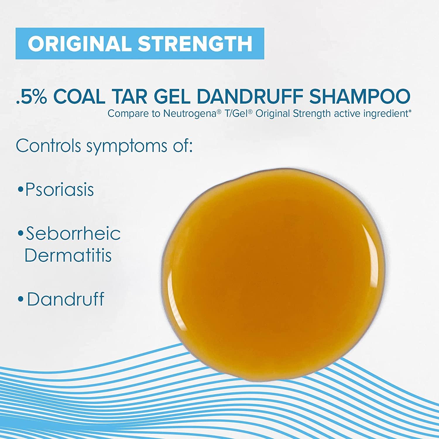 True+Real Therapeutic Tar Gel Anti-Dandruff Shampoo - Original Strength ...
