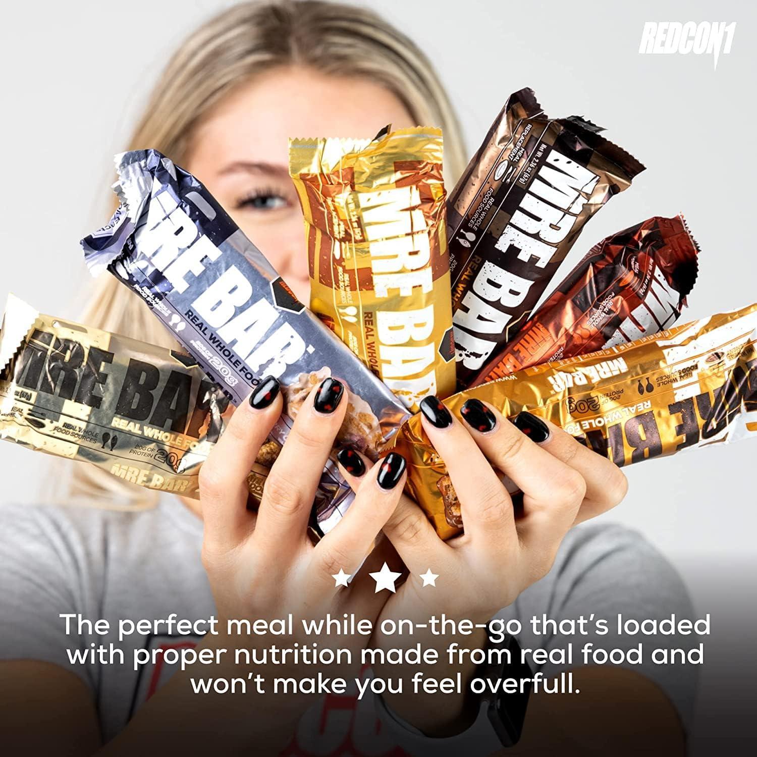 Buy MRE Bar - Crunchy Chocolate Peanut Butter Meal Replacement Bar (12 ...