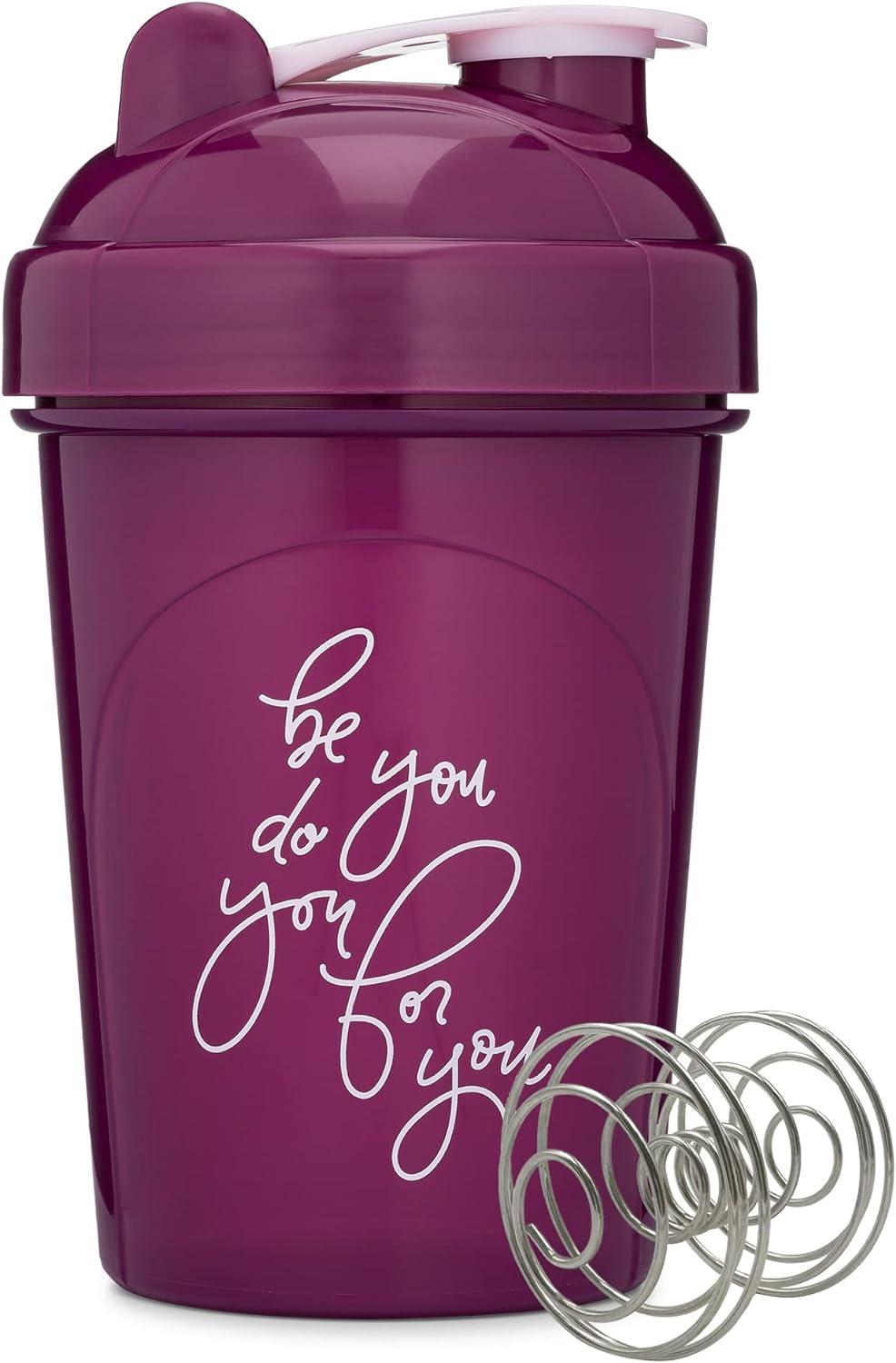 2 Pack 20oz Shaker Bottles with Motivational Quotes | Protein Shaker ...