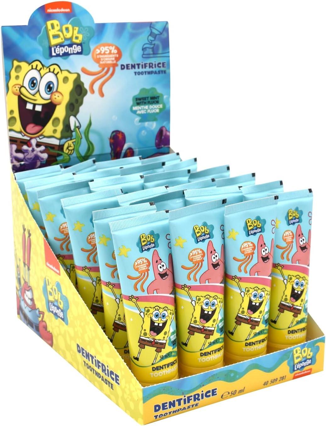 Buy Spongebob Take Care Mint Toothpaste 50ml - 3 Pack | Children's ...