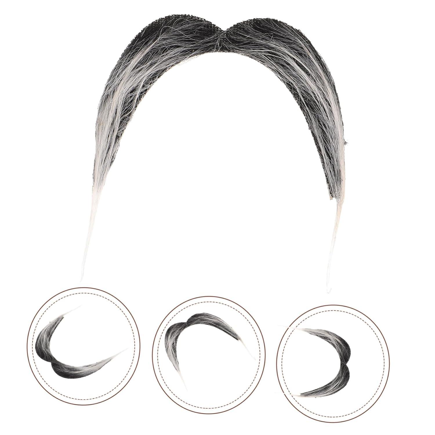DEARMAMY Realistic Mustache for Cosplay False Facial Hair Fake Cosplay ...