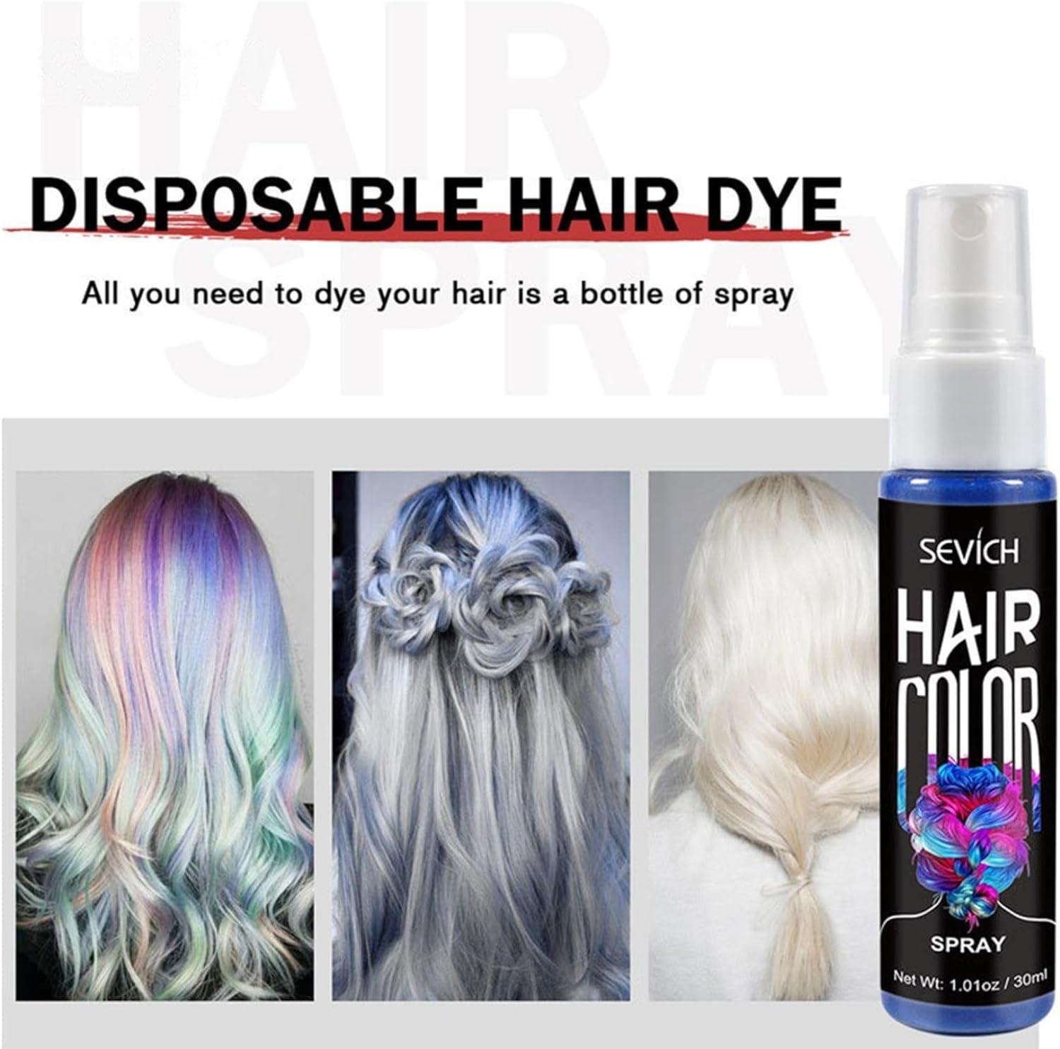 Hair Color Spray Temporary Hair Dye Hair Dye Hair Unisex DIY Hair Color ...