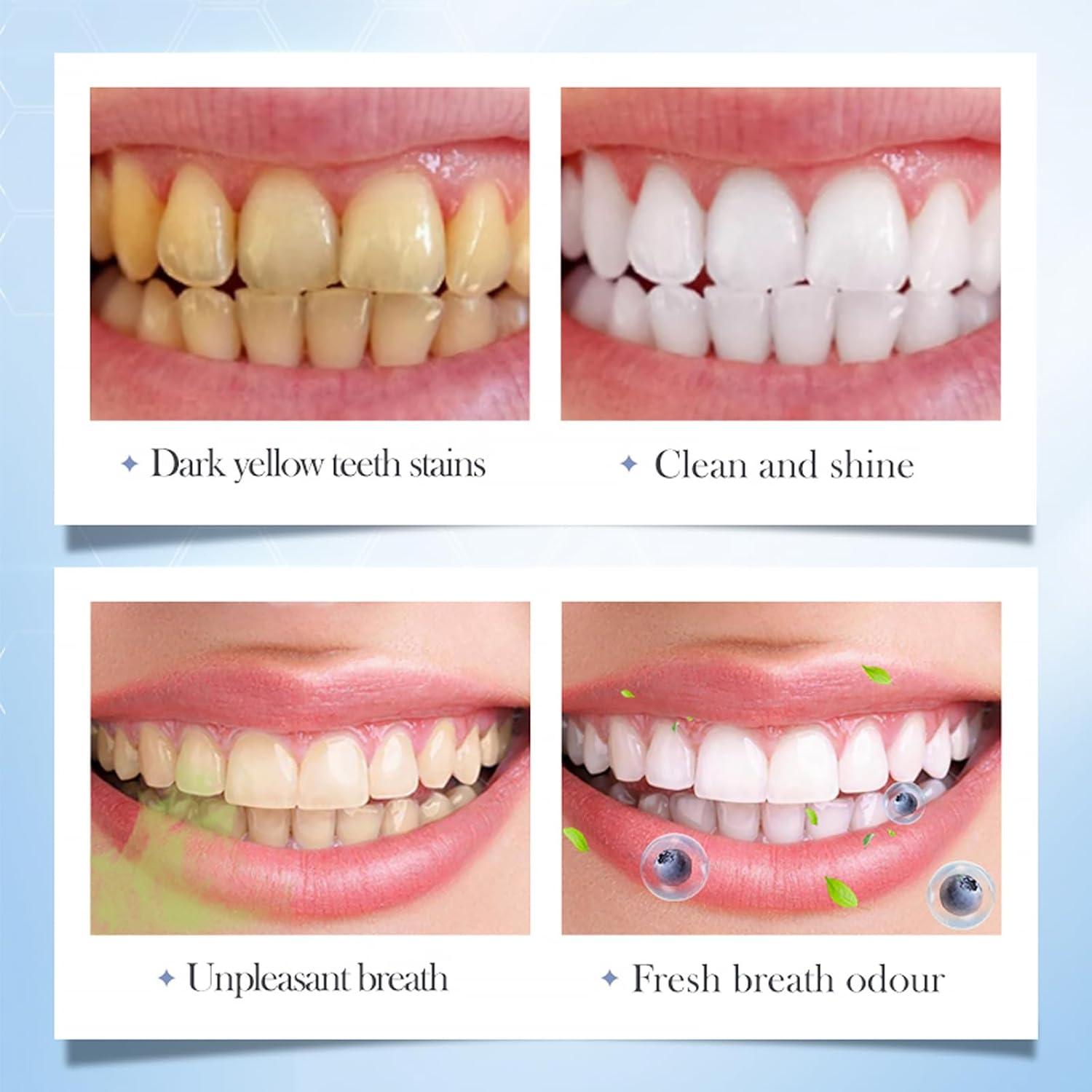 30 PCs Chewable Toothpaste Tablets & 20 PCs Fruity Mouthwash - Natural ...