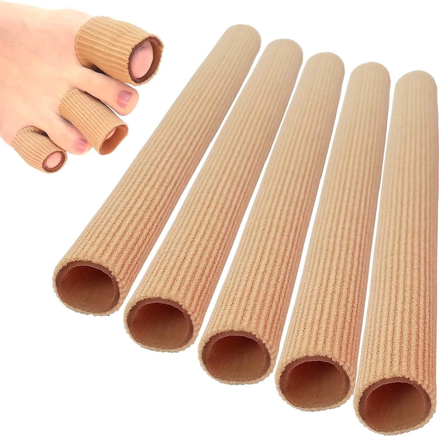 5 Pack Silicone Toe Caps & Bandages - Soft Pressure Protection for Toes ...
