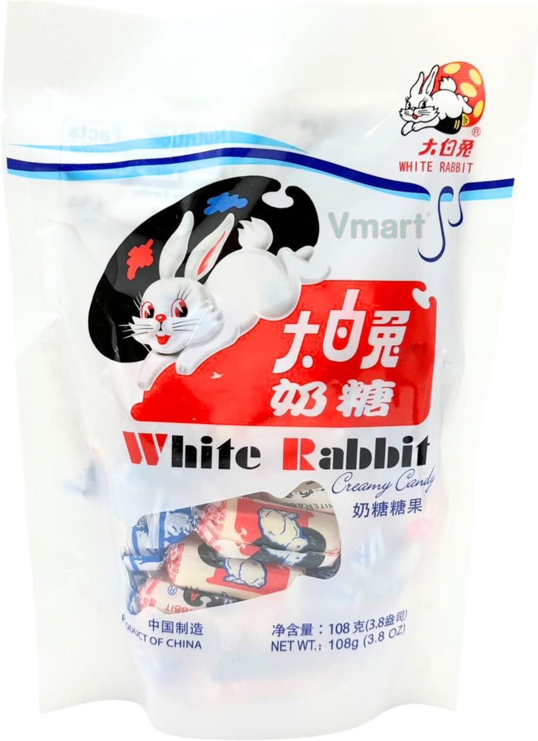 White Rabbit Milk Chinese Creamy Sweets Candy 108g (Pack of 3) | Buy ...