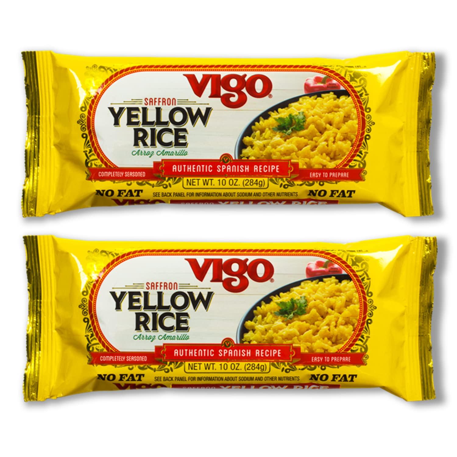 Vigo Authentic Saffron Yellow Rice 10oz - Low Fat, Pack of 2 | Buy Now ...