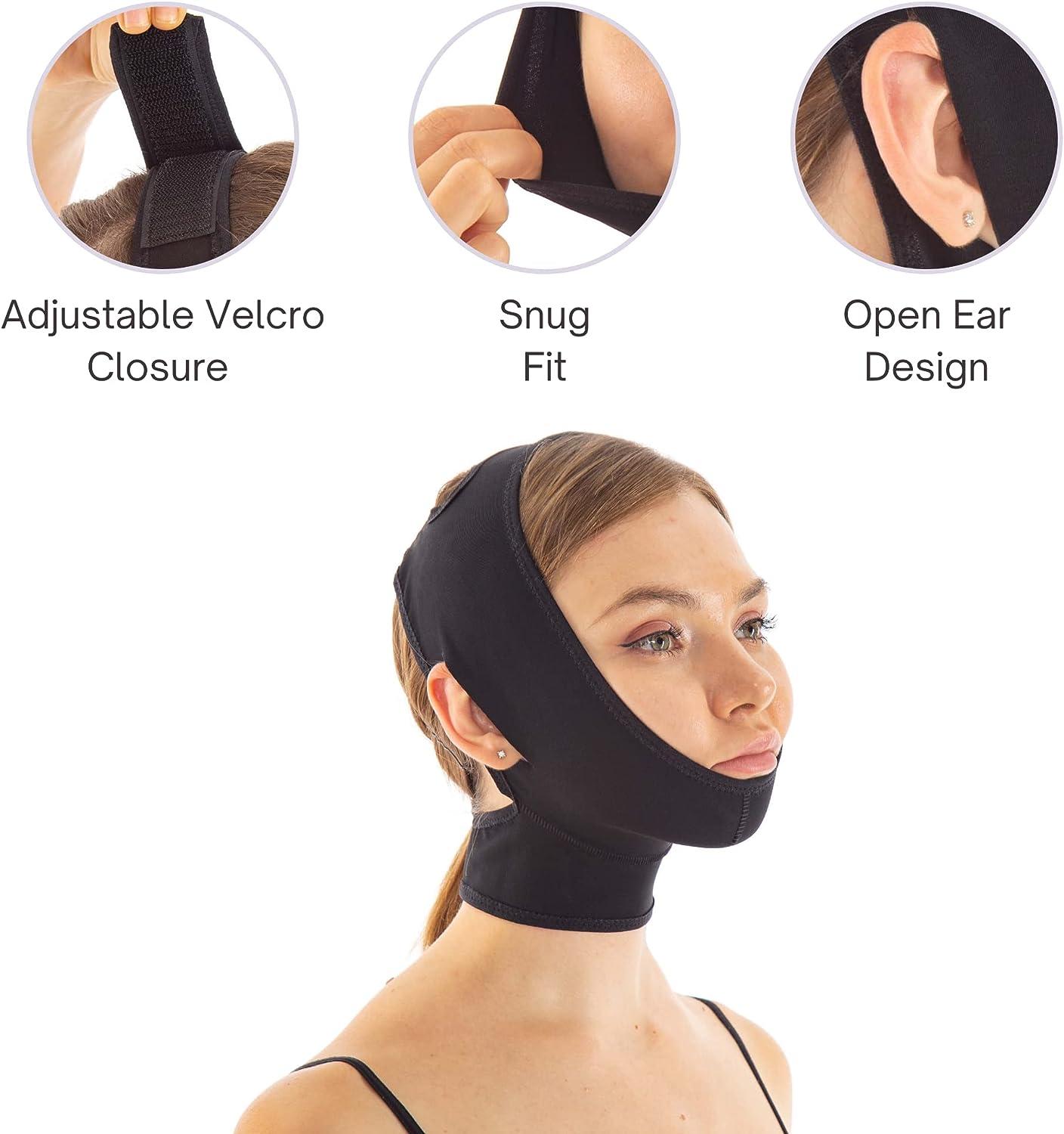 Chin Compression Garment Strap Band Face Lift - Neck Cover Face ...