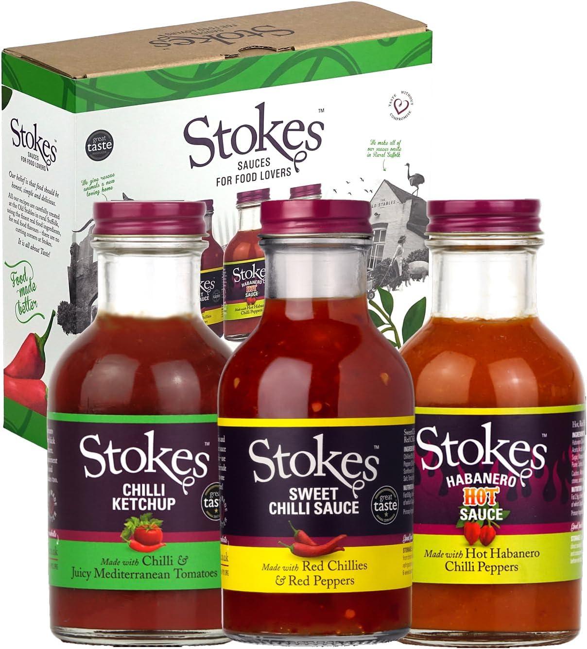 Stokes The Chilli Tasting Collection 3 Jar Pack | Vegetarian Vegan ...
