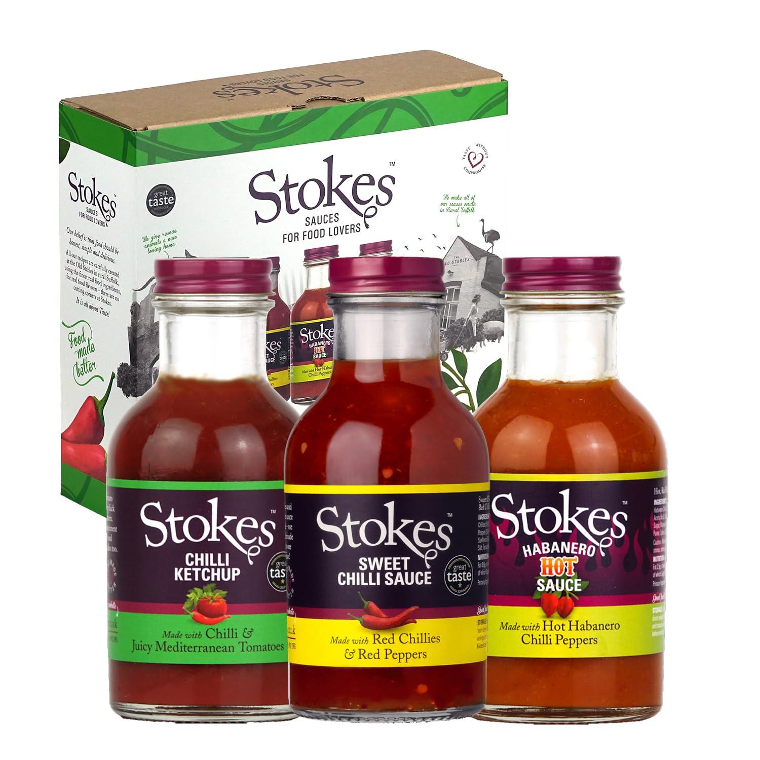 Stokes The Chilli Tasting Collection 3 Jar Pack | Vegetarian Vegan ...
