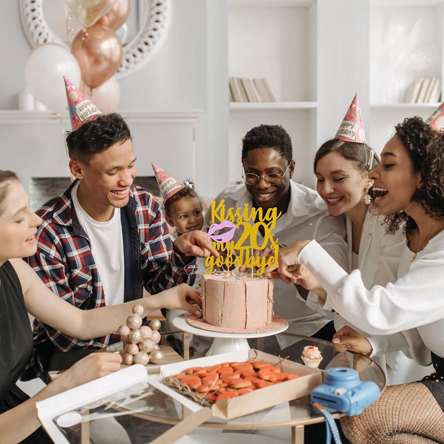 Happy 20th Birthday Cake Topper 20th Birthday Decorations for Her Happy ...