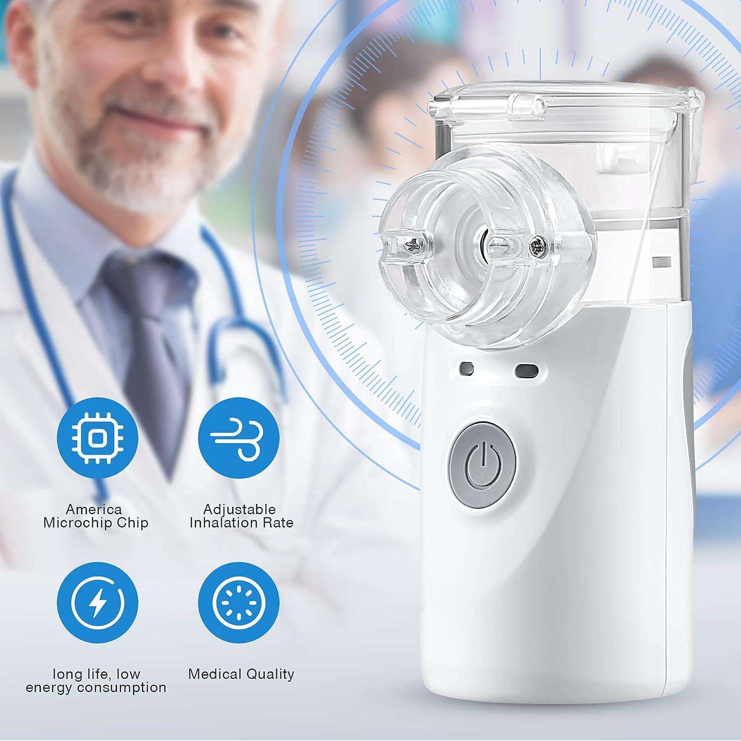 Portable Ultrasonic Mesh Nebulizer for Adults and Kids | Personal Steam ...
