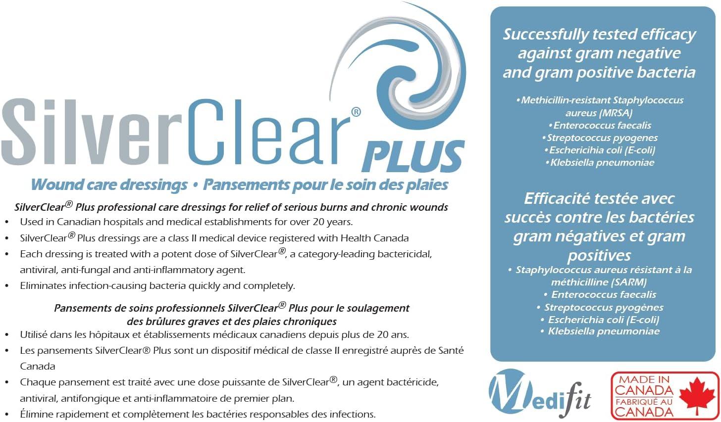 10 cm X 100 cm roll - SilverClear PLUS PROFESSIONAL Silver Dressings ...