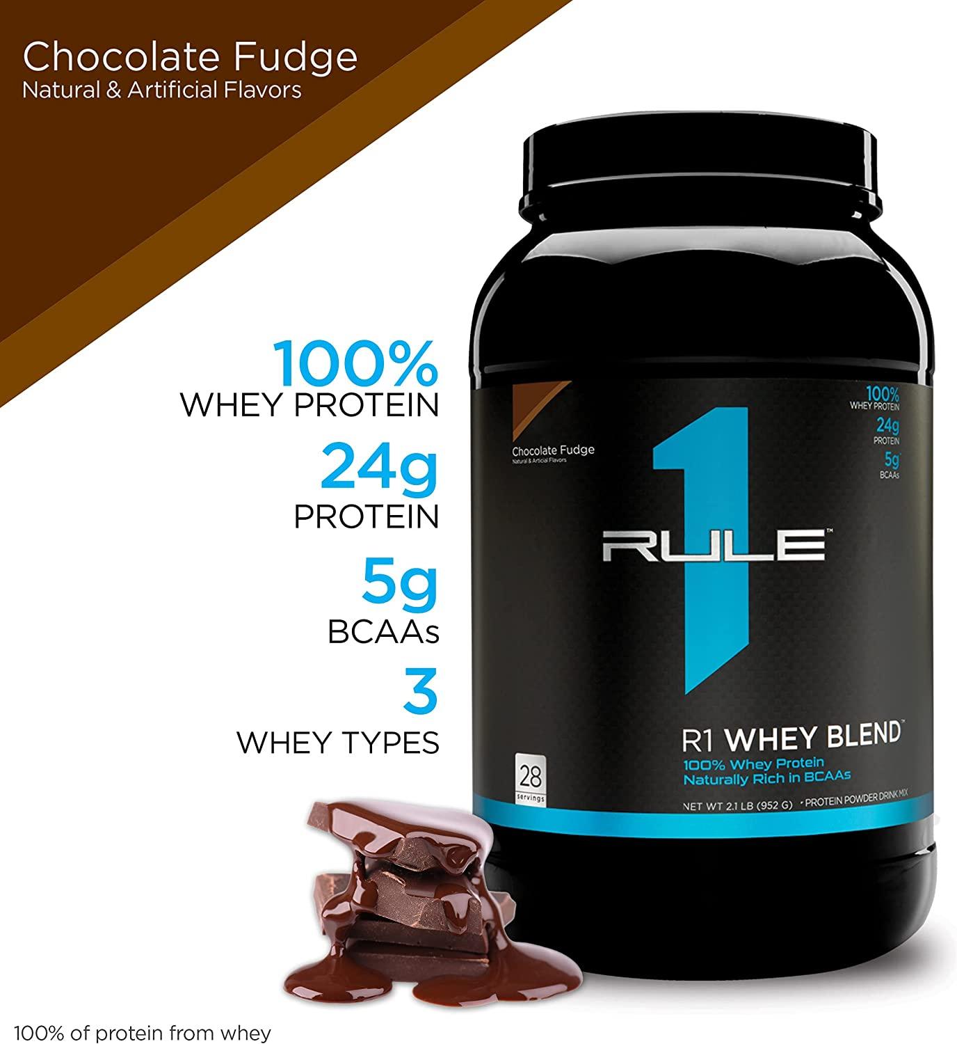 R1 Whey Blend Chocolate Fudge - 28 Servings | Buy Now with Express ...