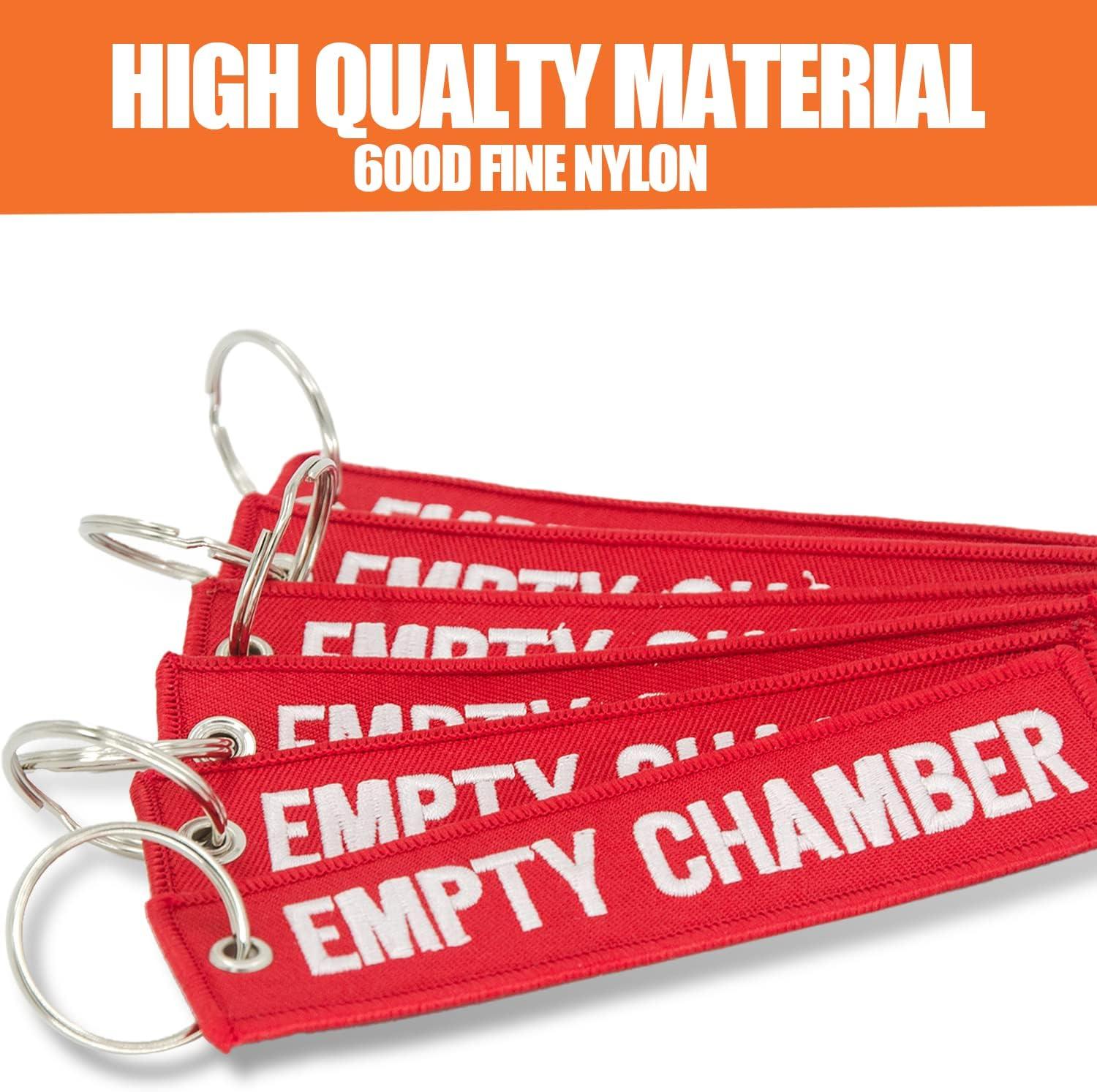 6 Chamber Safety Flags with Bright Red Tags for Rifle Handgun Shotgun ...
