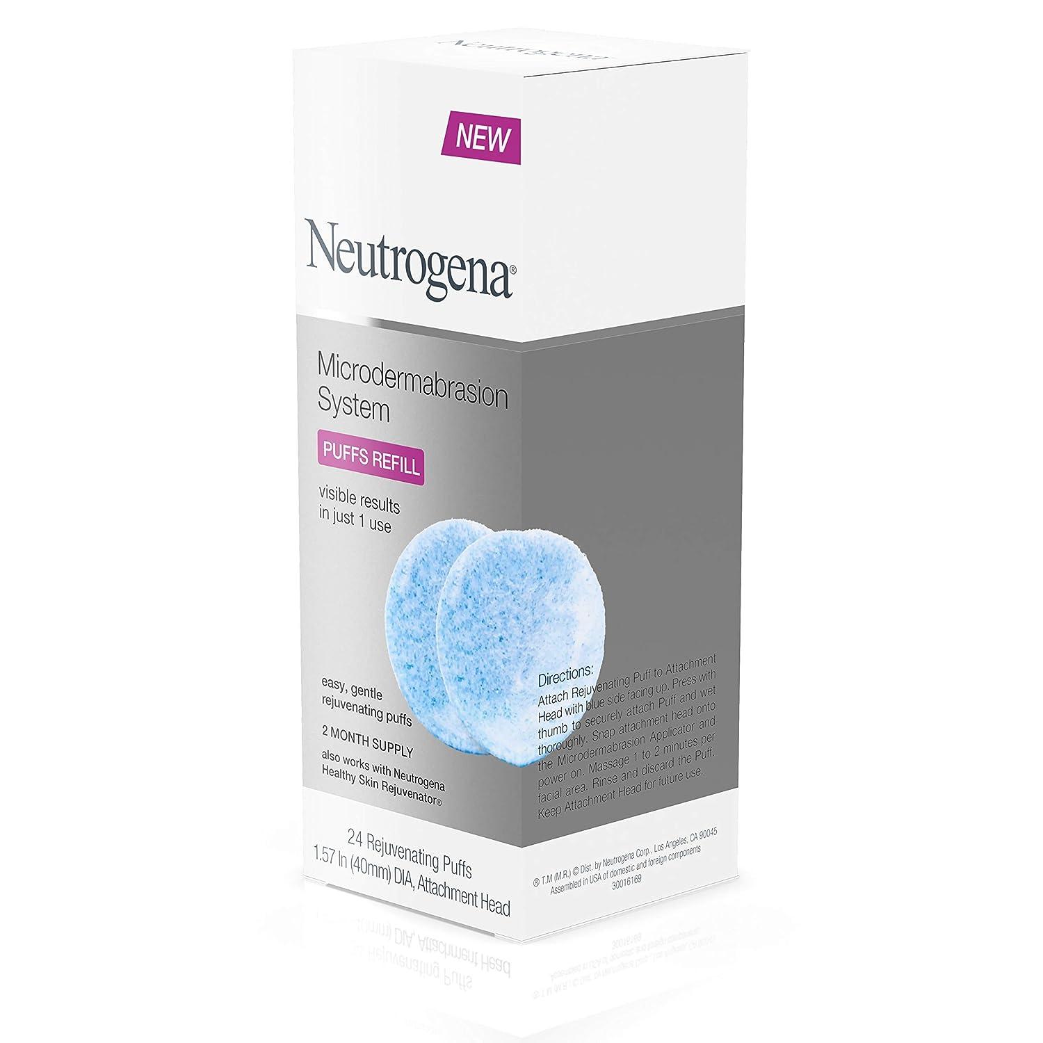Neutrogena Microdermabrasion System Puff Refills 24 Ct - Exfoliator ...