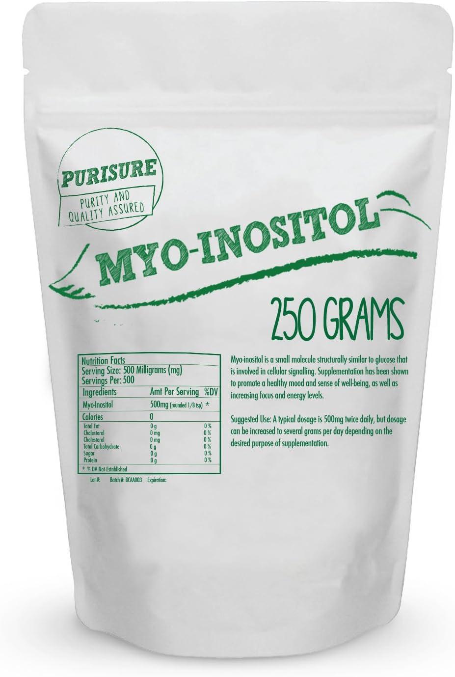 Myo Inositol Powder 250g | Nootropic Cognitive Enhancer | Health ...