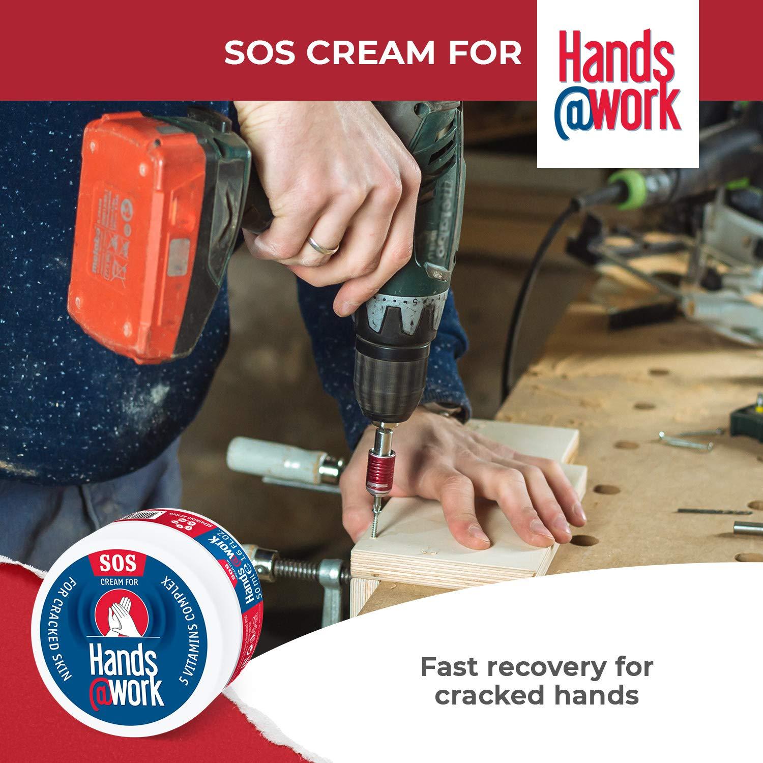 Hands Work SOS Formula Hand Cream - Regenerate Cracked & Extremely Dry ...