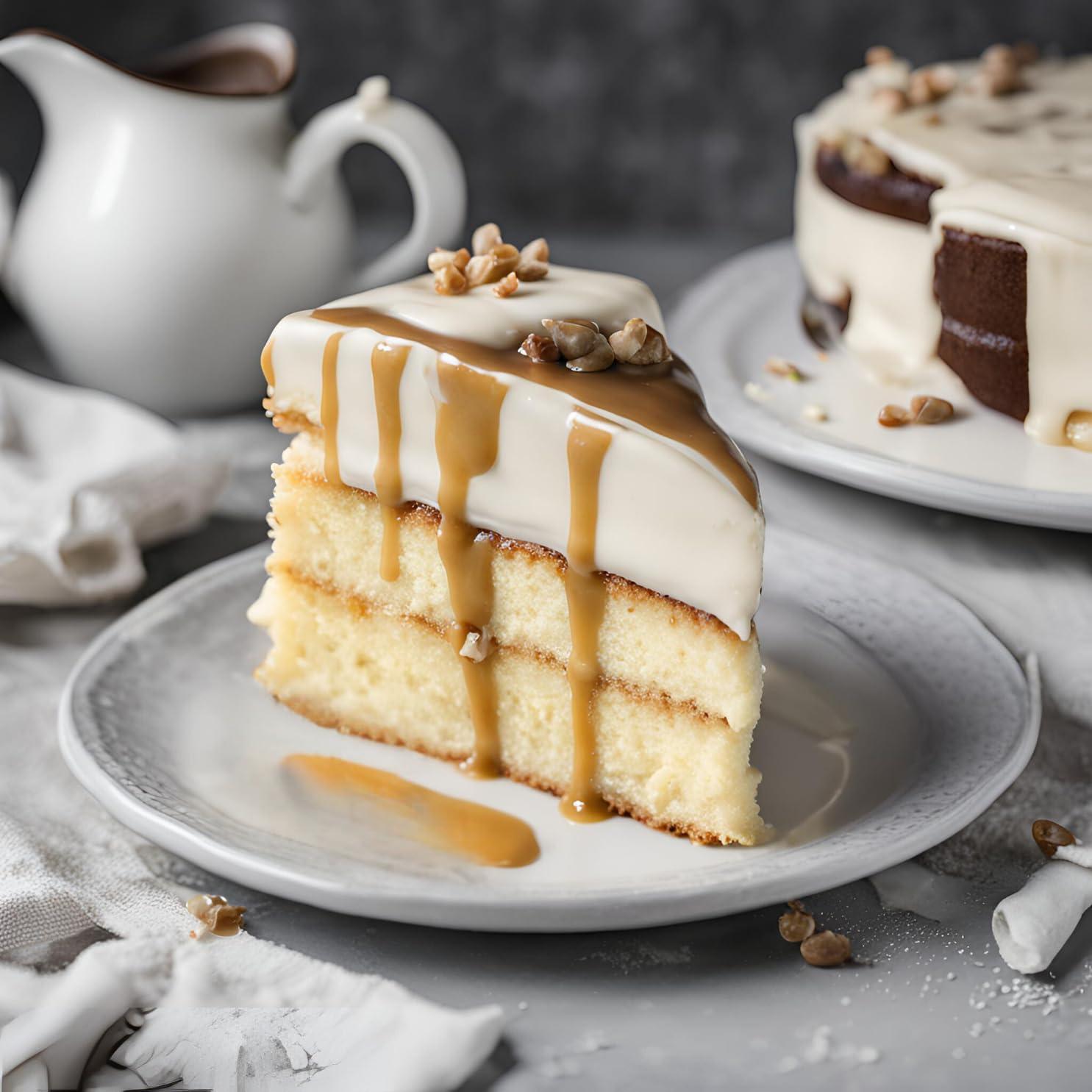 Delicia Vanilla Dessert Sauce | 600g Seductive Topping for All Desserts ...