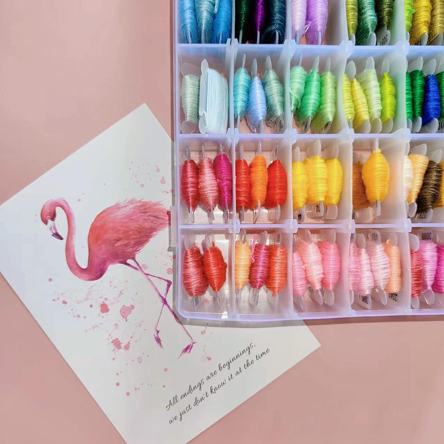 Friendship Bracelet String Kit - 276pcs Embroidery Floss Set for Cross ...