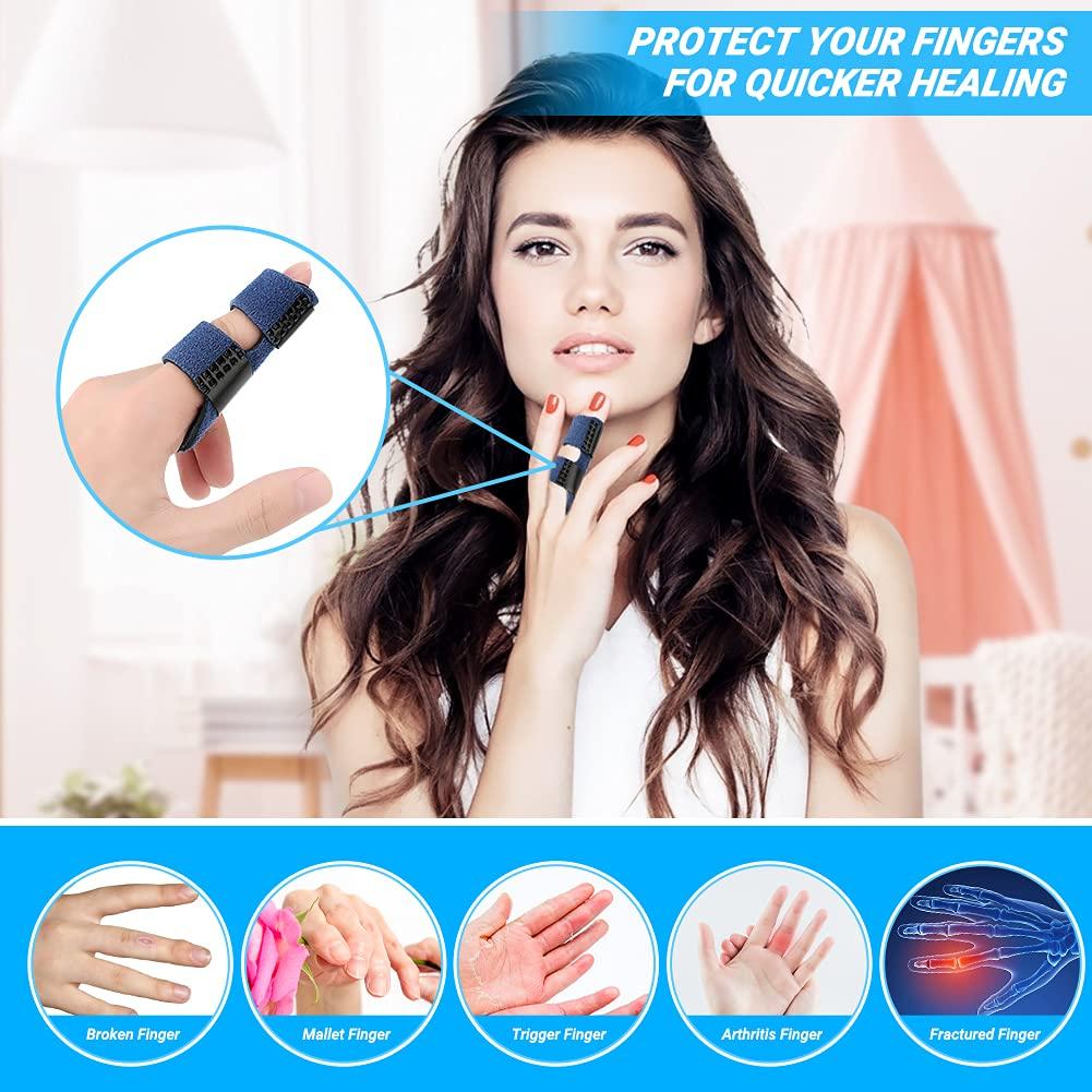 Echify Finger Rails - 2-Piece Finger Protection & Stabilizer Tape for ...