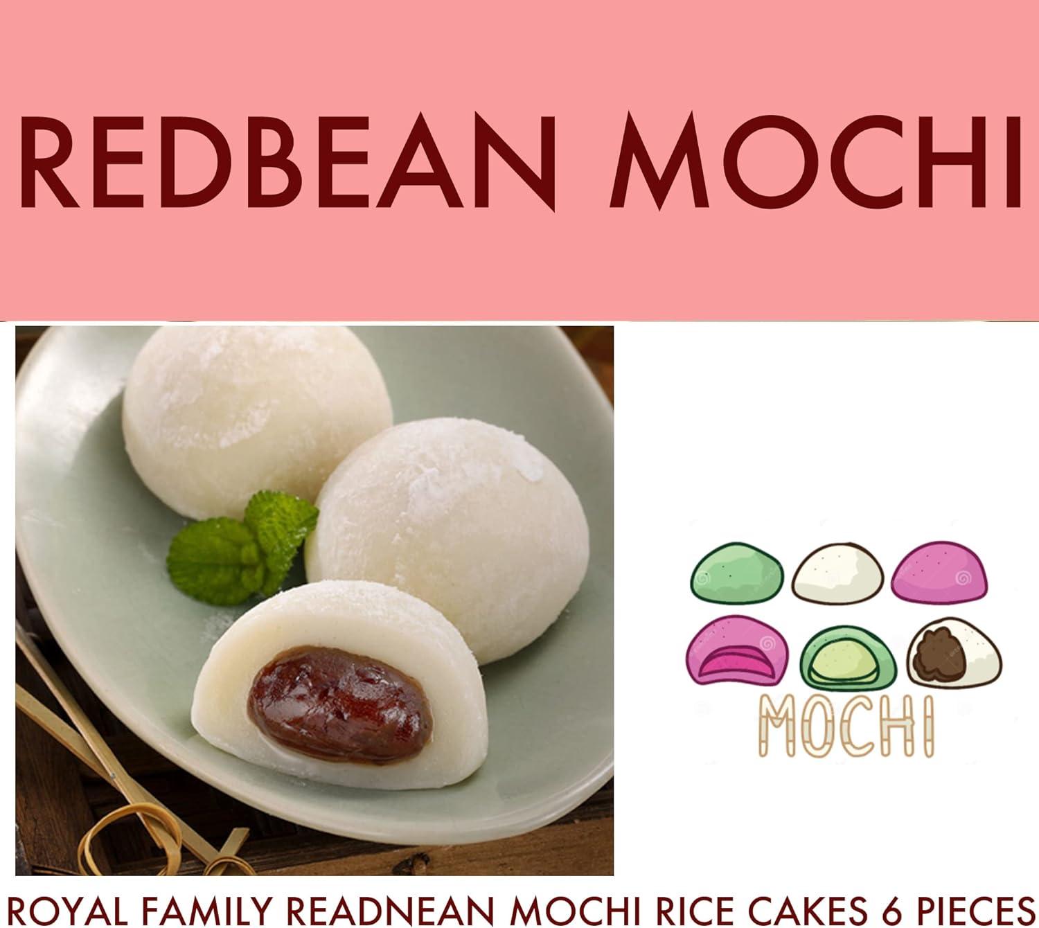 Royal Family Japanese Mochi Red Bean 210g - Authentic Asian Dessert | Buy Now with Express ...