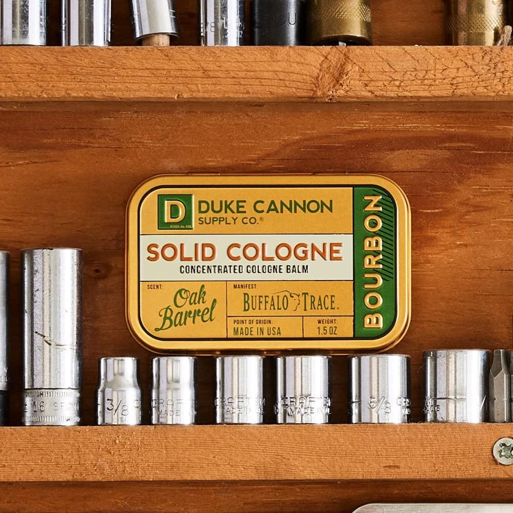 Duke Cannon Supply Co. Bourbon Solid Cologne for Men - Woodsy Charred ...
