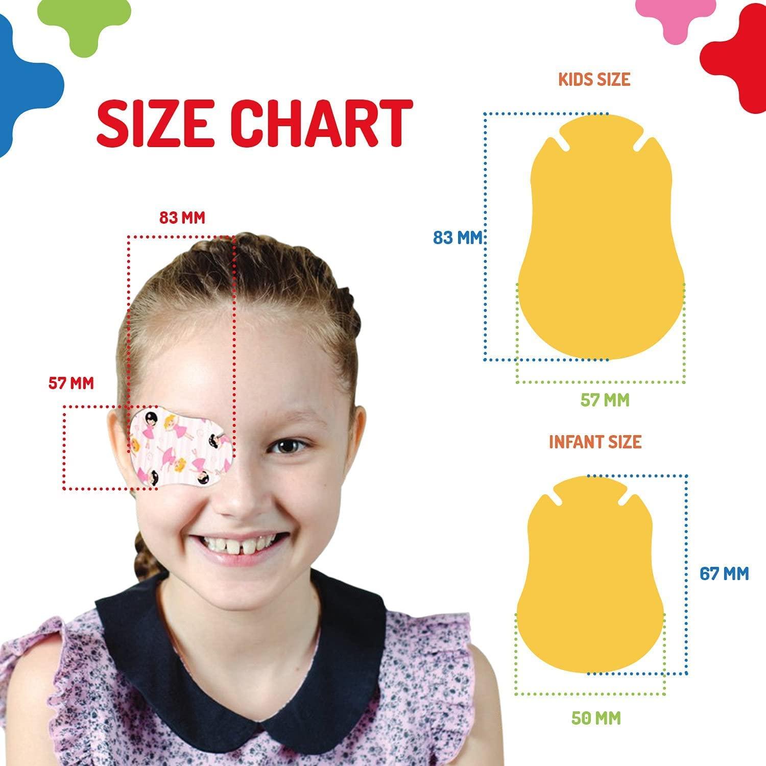Opthopatch Kids Eye Patches - Fun Girls Design Series I - 30 + 10 Bonus ...
