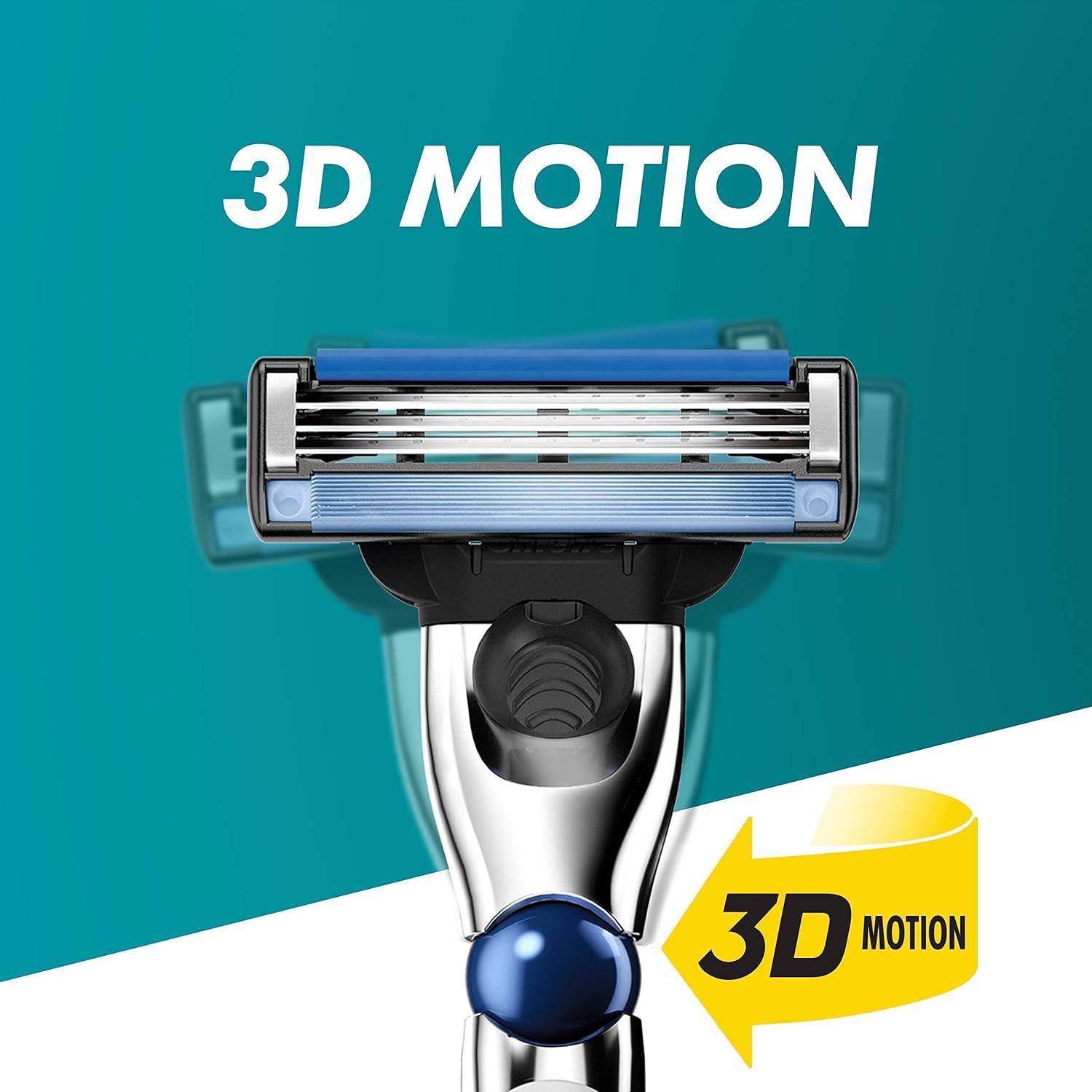 Gillette Mach3 Turbo Wet Razor for Men | Includes 1 Razor Blade ...
