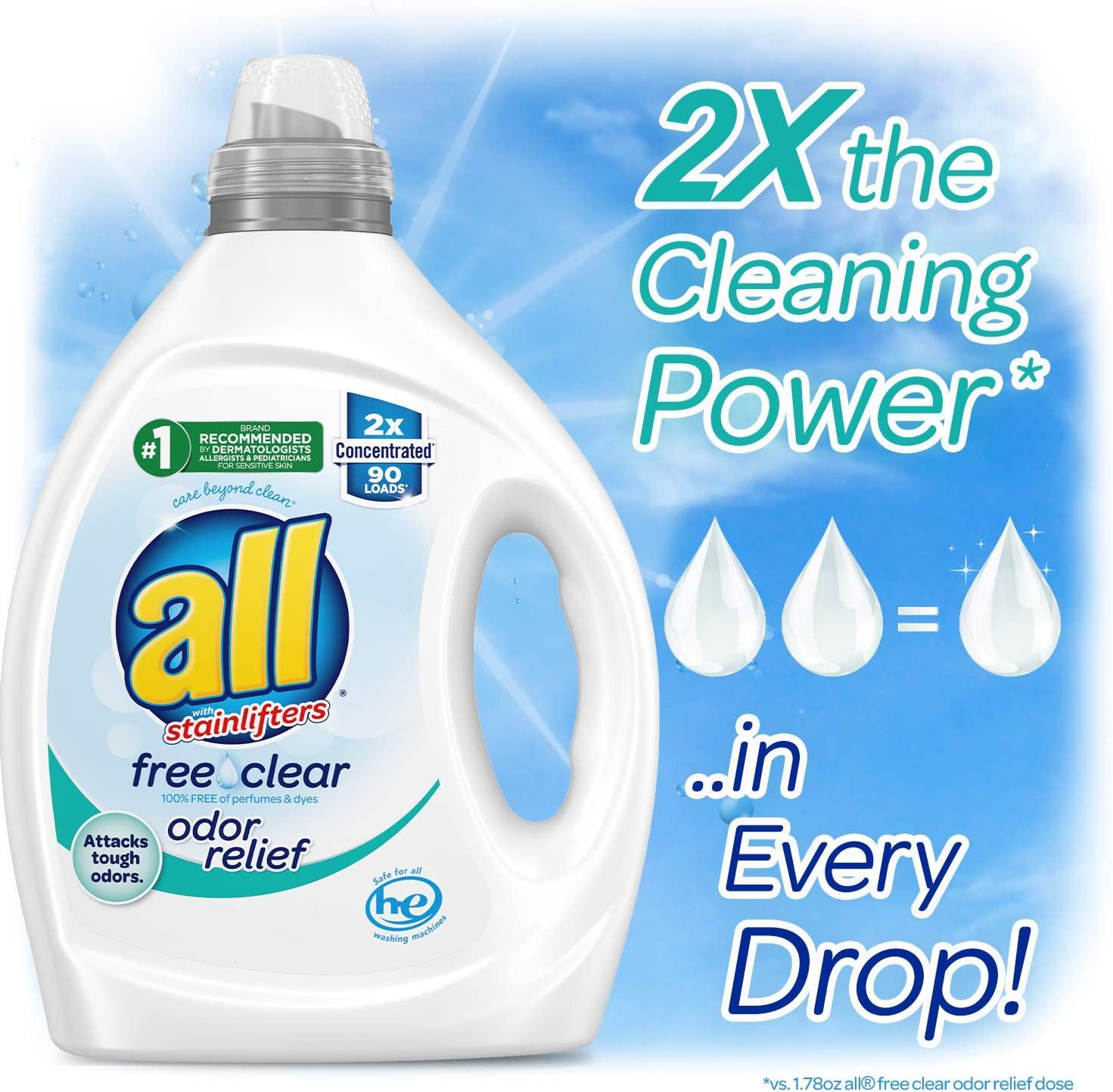 clear all detergent