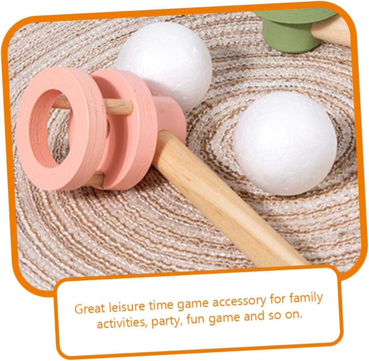 Buy Minkissy 2pc Floating Wind Tube Ball Toys - Interactive Wooden Toy ...